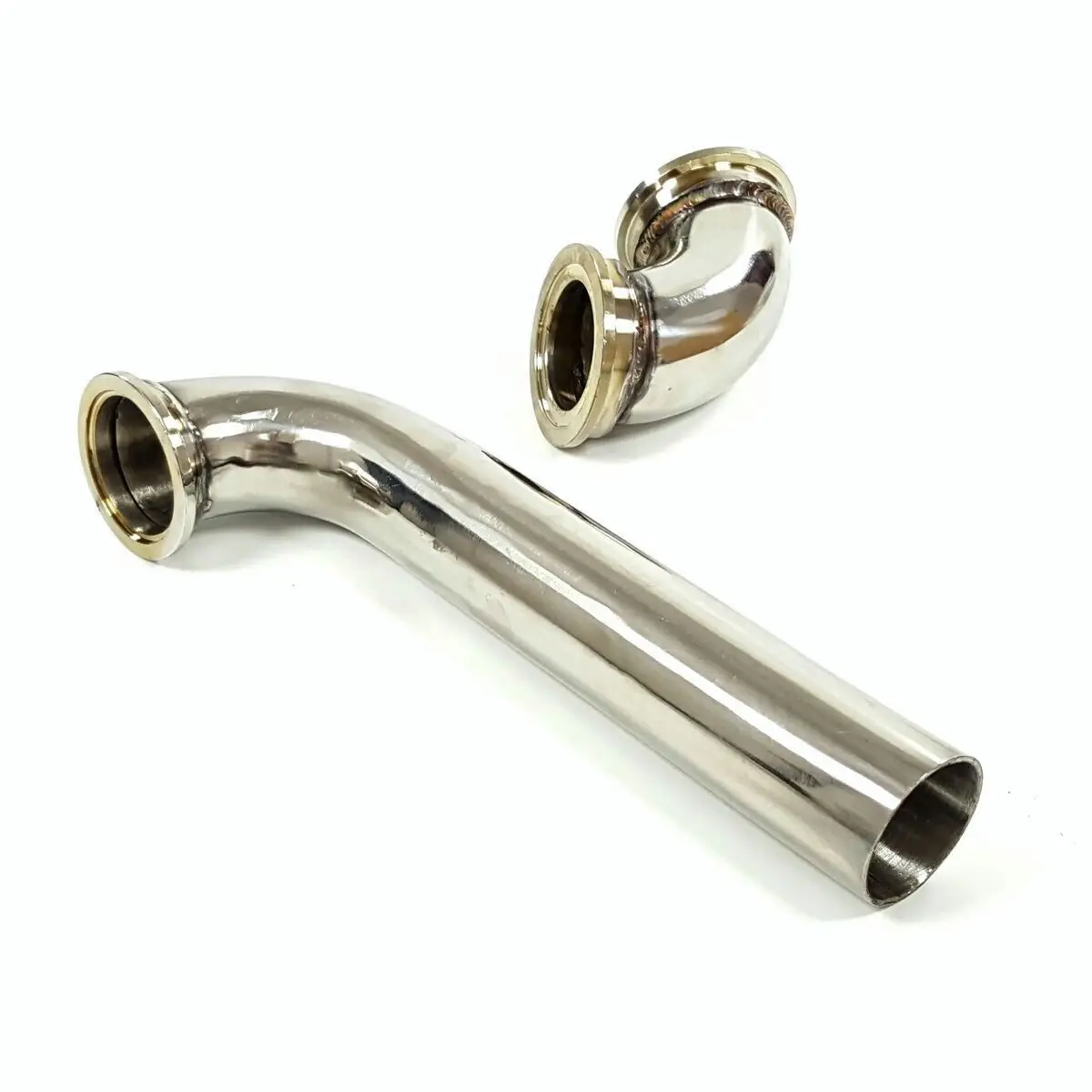 Stainless-Steel-Dump-Tube-Pipe-V-Band-Flanged-For-Tial-44mm-External ...