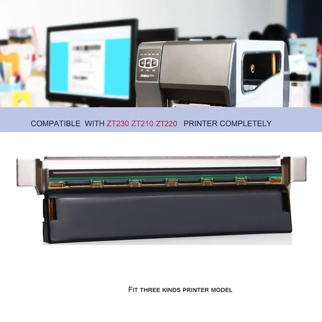 Print Head Zebra ZT200 Printhead 203DPI - Compatible Zebra Labels