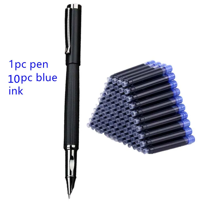 Set-di-alta-qualit-727-penna-stilografica-penne-a-inchiostro-in-metallo ...