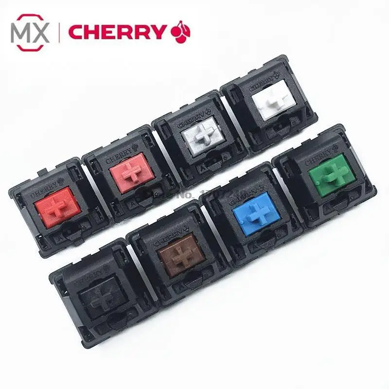 4Pcs-Original-Cherry-MX-Mechanical-Keyboard-Switch-Silver-Red-Black ...