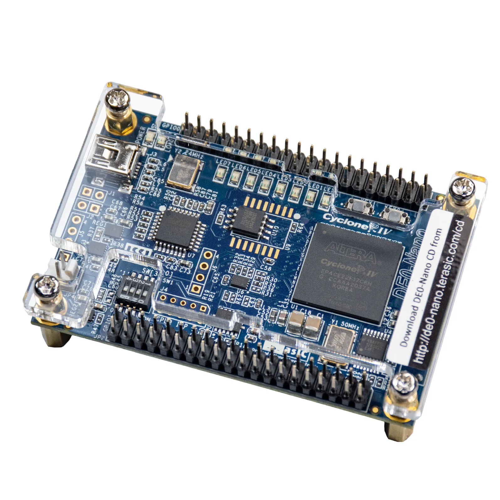 DE0-Nano-FPGA-Development-Board-Altera-Cyclone-IV-EP4CE22F17C6N-with ...