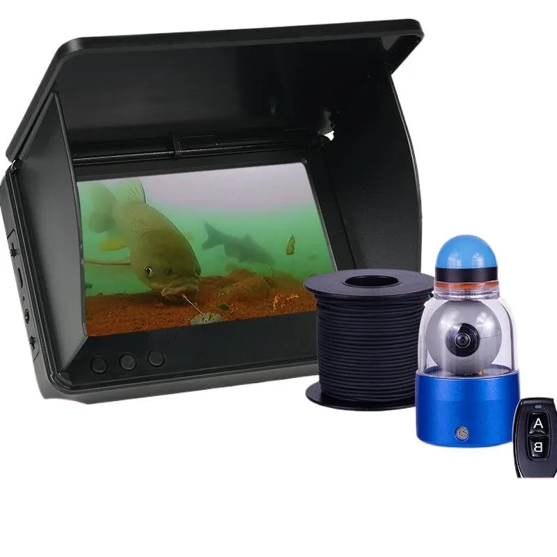 Underwater Visual Fish Finder 360-degree Probe Temperature Sensing Deep ...