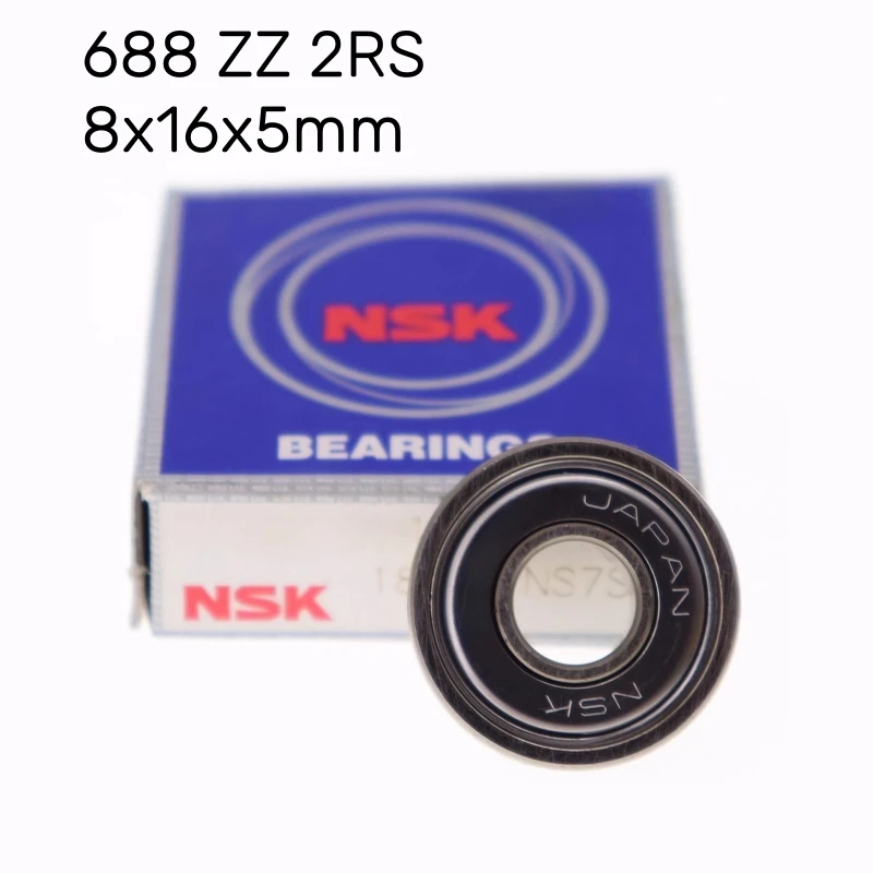 2/5pcs Miniature Deep groove ball bearing NSK High speed 688 ZZ 2RS ...