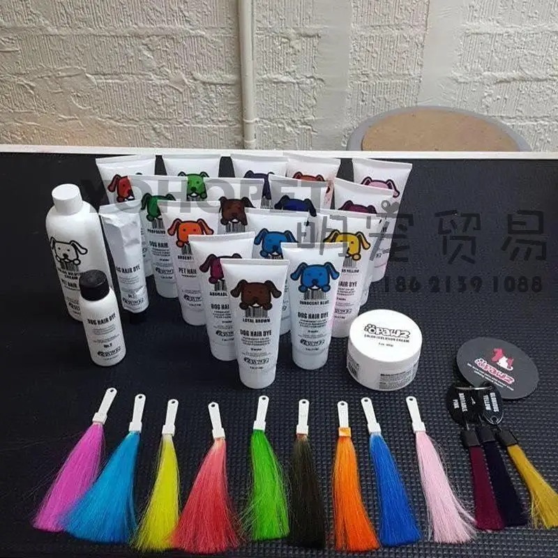 Colorful-Pet-hair-dye-multi-color-optional-pet-shop-beauty-modeling ...