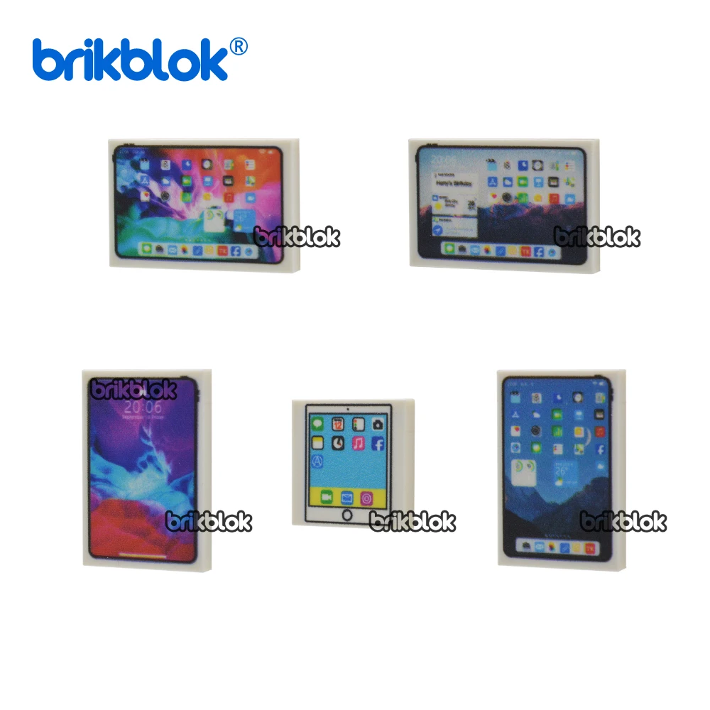 Custom-Printed-Pad-Tablet-Computer-Tiles-Kids-Bricks-Building-Block ...