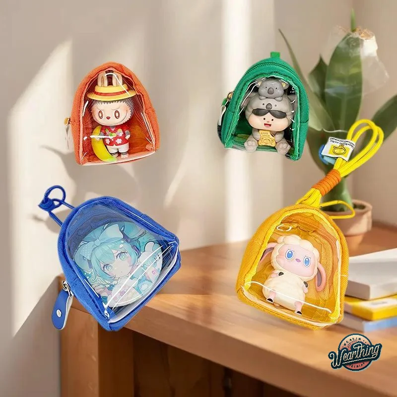 Creative Transparent Doll Display Bag Thickened Outdoor Storage Bag ...