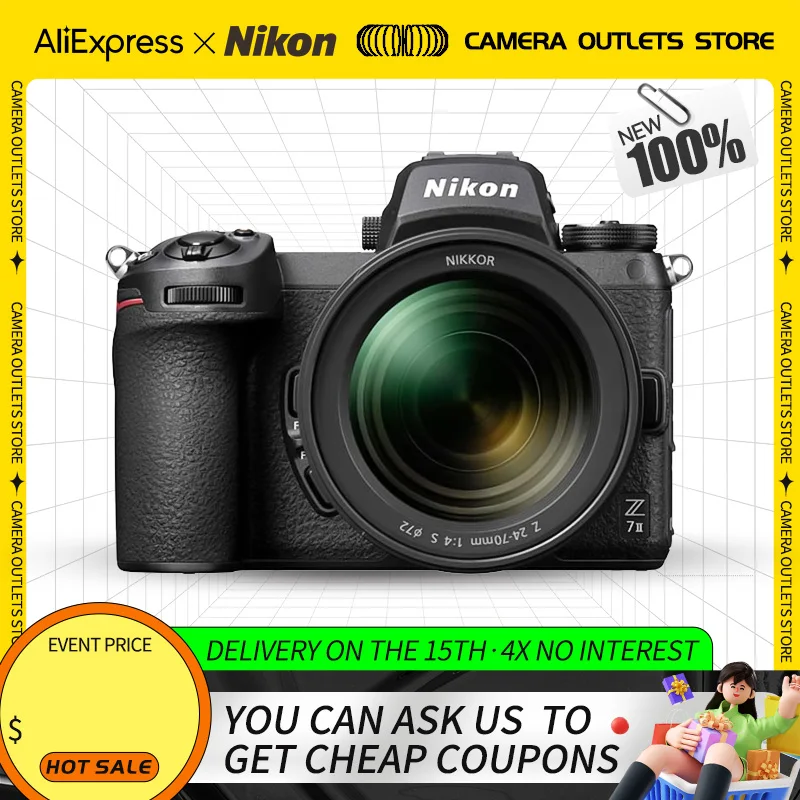 Nikon z7ii z7 mark 2 câmera profissional completo quadro câmera digital ...