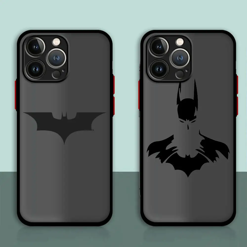 Funda-de-tel-fono-con-logotipo-de-b-batman-carcasa-mate-para-Apple ...