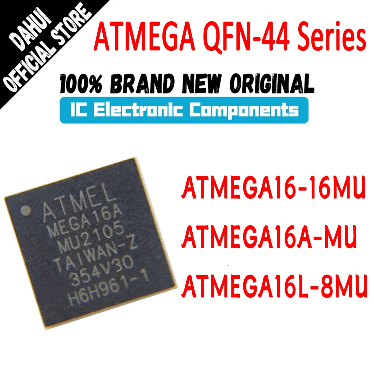 ATMEGA16-16MU-ATMEGA16A-MU-ATMEGA16L-8MU-ATMEGA16-ATMEGA16A-ATMEGA16L-ATMEGA-IC-MCU-Chip-QFN44 ...