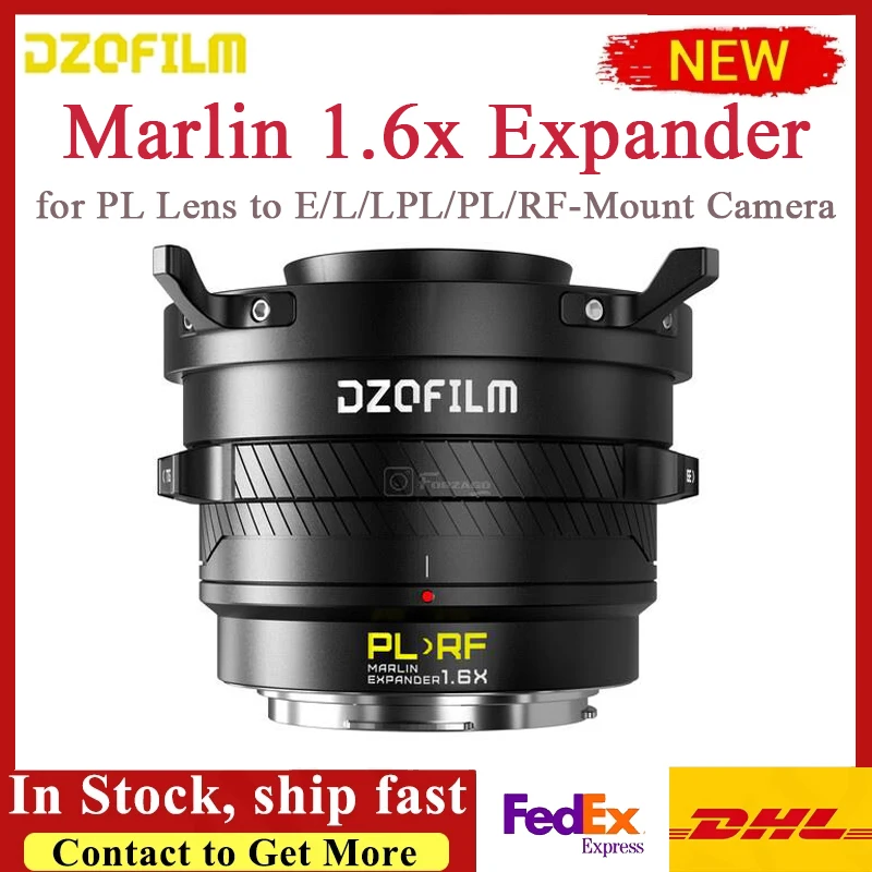 Dzofilm Marlin 1.6x Expander For Pl Lens To E/l/lpl/pl/rf-mount Camera ...