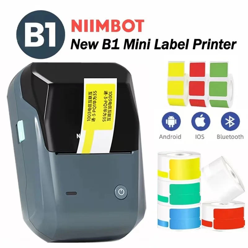 NiiMbot-B1-Label-Printer-Cable-Label-Handheld-Small-Portable-Bluetooth ...