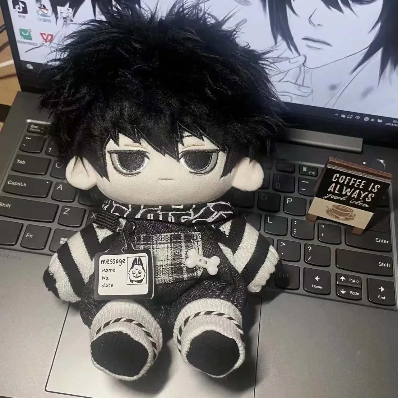 Mu-eca-de-peluche-de-algod-n-Death-Note-L-Lawliet-juguetes-de-vestir-de ...