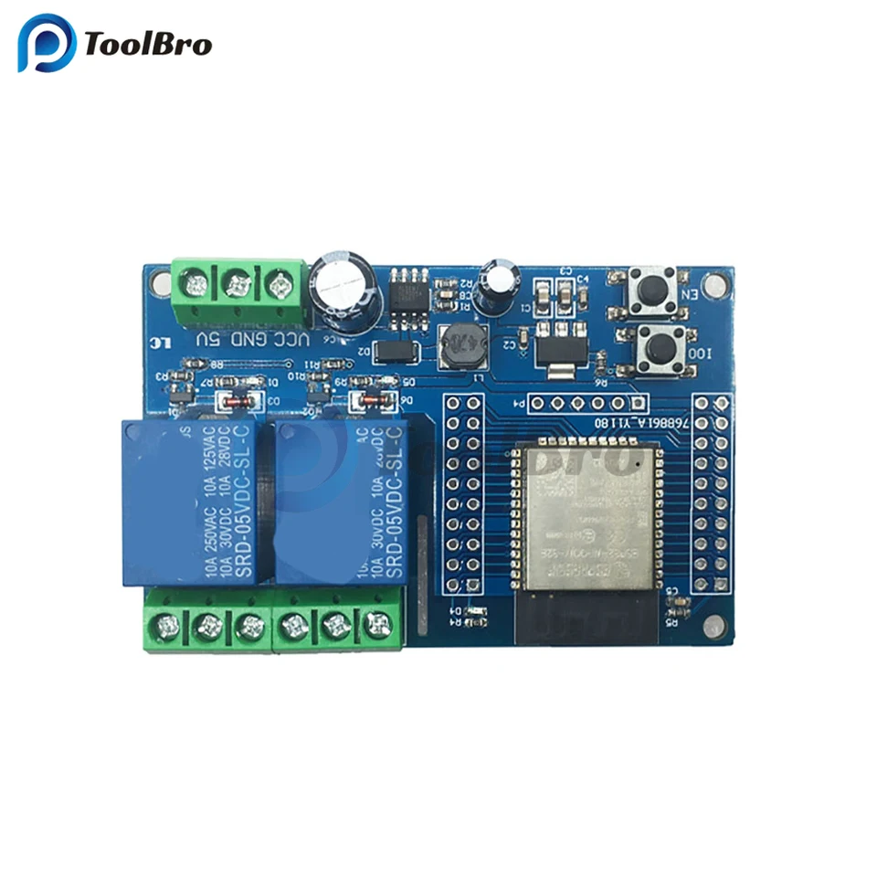 Programmable Board ESP32 WIFI Bluetooth BLE Four-way Relay Module ESP32 ...