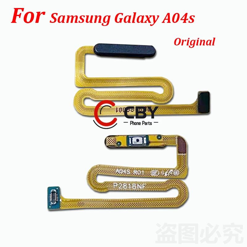 For Samsung Galaxy A04S Fingerprint Button Sensor power switch Flex ...