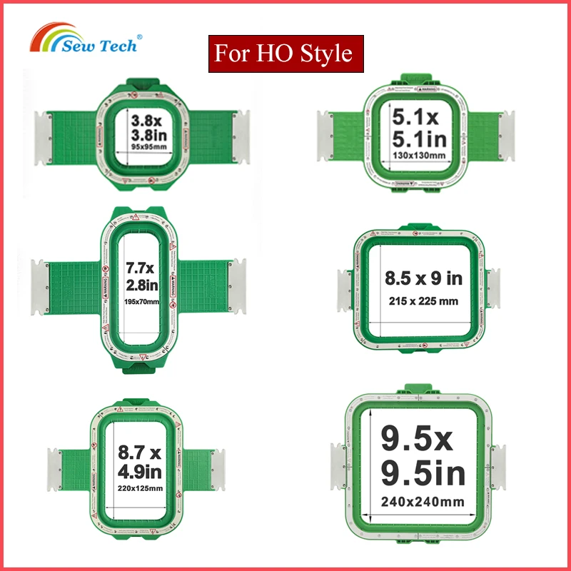 Sew-Tech-Magnetic-Hoops-for-Embroidery-Machine-with-HO-Style-Brackets ...