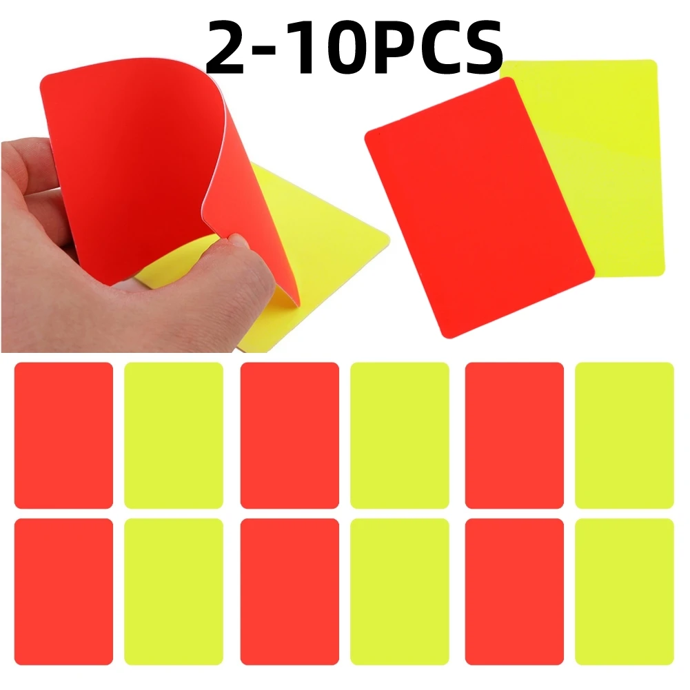 2-10pcs Hot Sale Red Card Skillful Manufacture Soccer Referee Tool Red ...