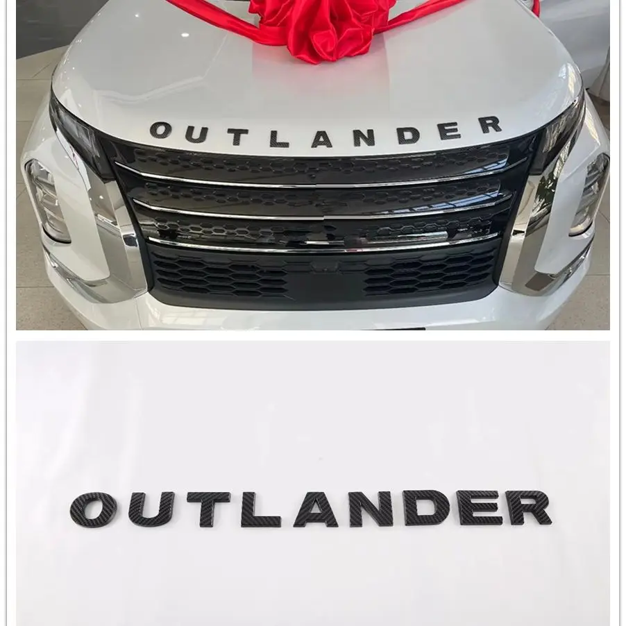 For-Mitsubishi-Outlander-PHEV-2022-2023-ABS-Carbon-Fiber-Front-Cover ...