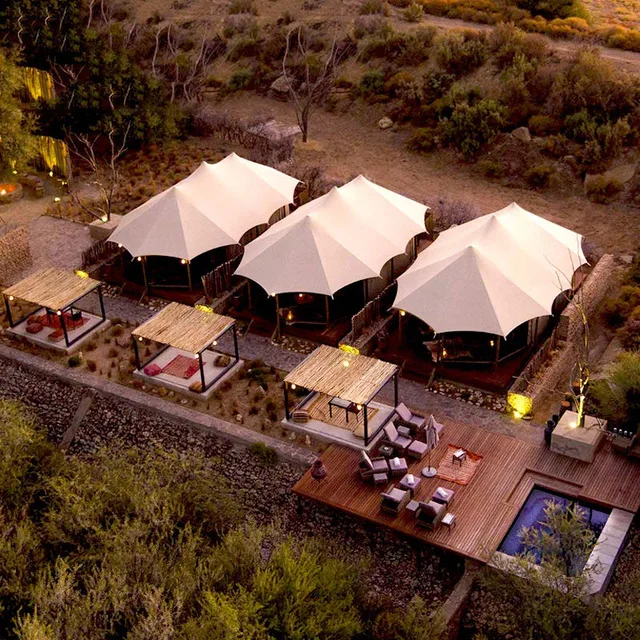 Campground Wild Luxury Starry Sky Tent Two Bedrooms And One Living Room ...