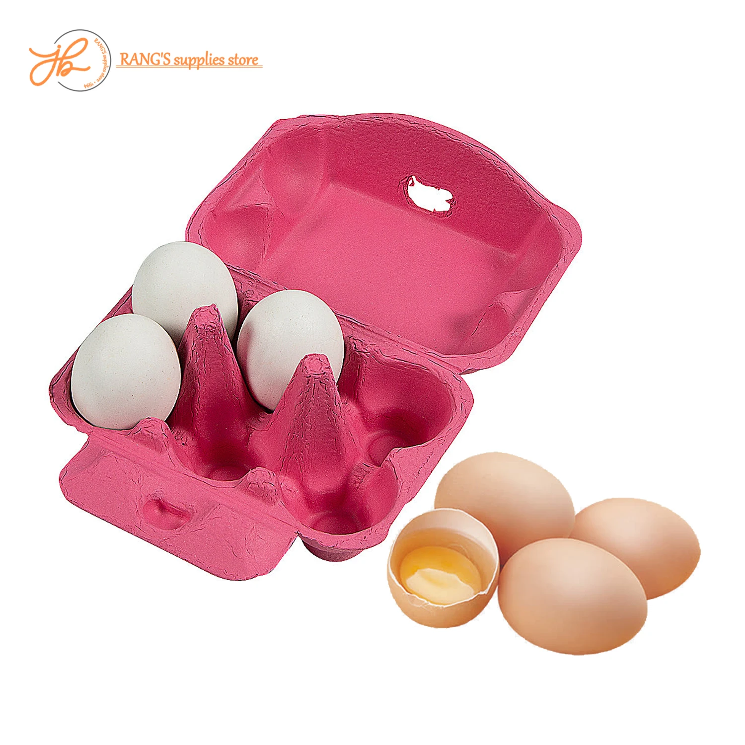 20Pcs Easter Pulp Paper Egg Cartons Egg Tray Holder Reusable Egg Box ...