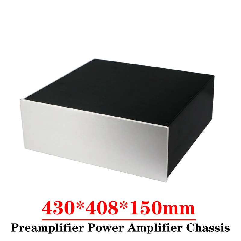 430*408*150mm All Aluminum Amplifier Chassis Enclosure for Preamplifier ...