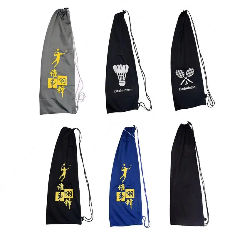 Portable-Badminton-Racket-Bag-Tennis-Racket-Protection-Drawstring-Bags ...