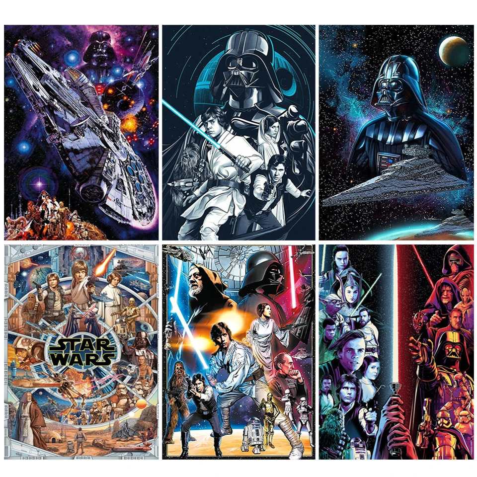 Star Wars Diamond Embroidery 5D Diamond Painting Disney Full Drill ...