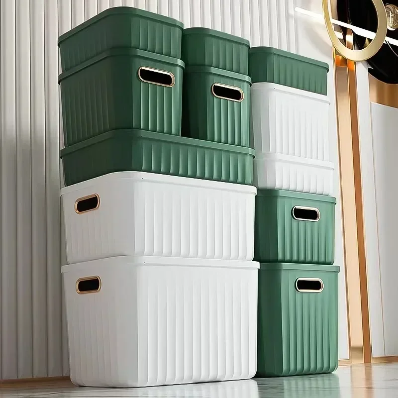 Japanese Style Color Storage Box Dormitory Home Office Desktop Sundries ...