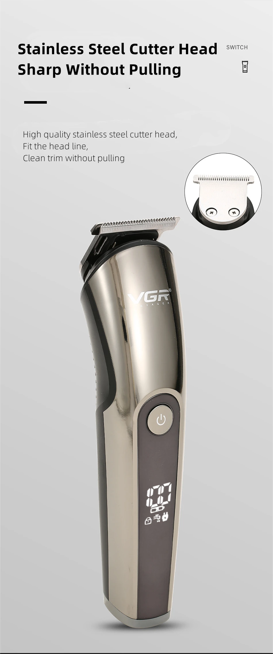 VGR V-107 Professional Hair Trimmer Price in BD | Buy Online...