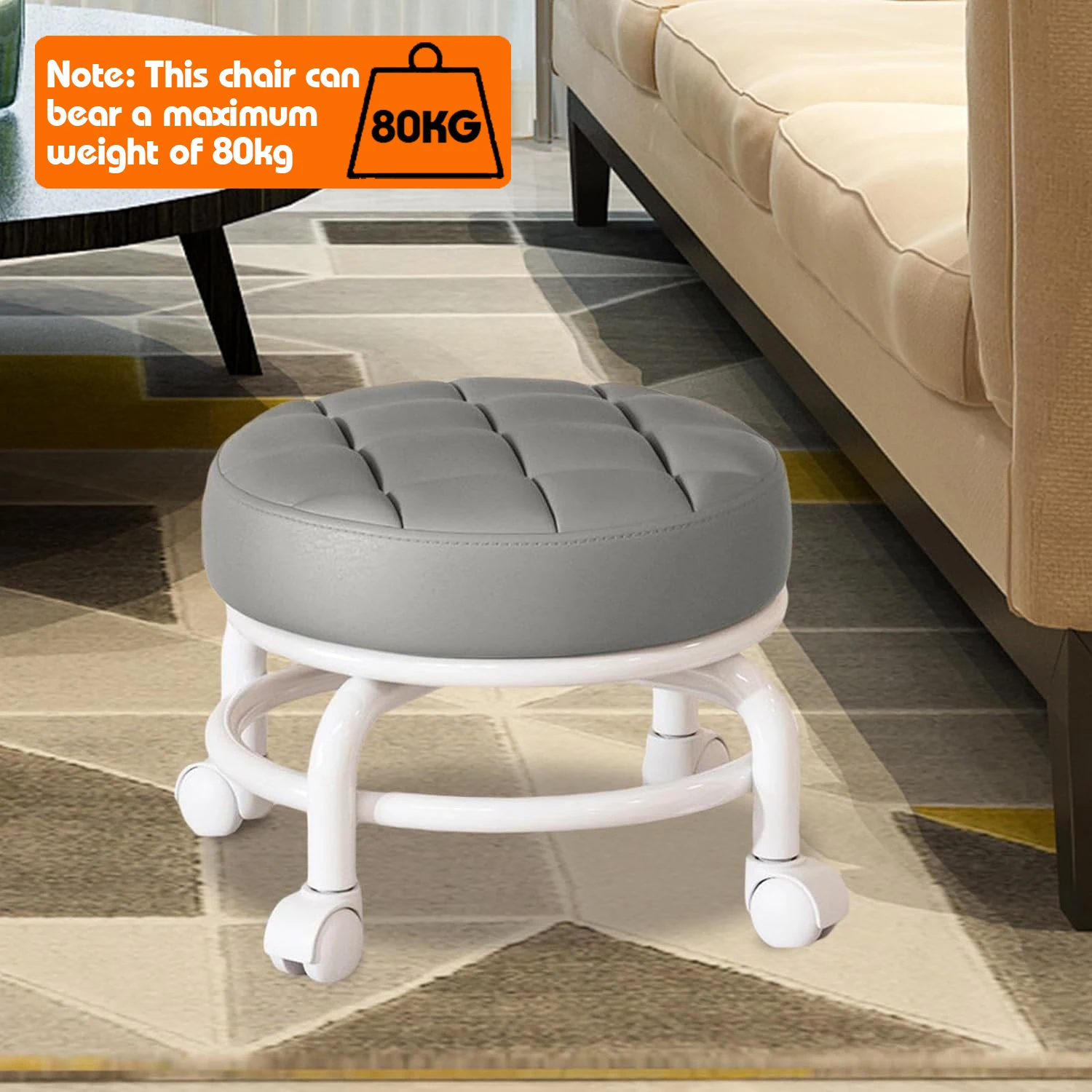 Universal-Wheel-Stool-Household-Pulley-Small-Low-Stool-Chair-Shoes ...