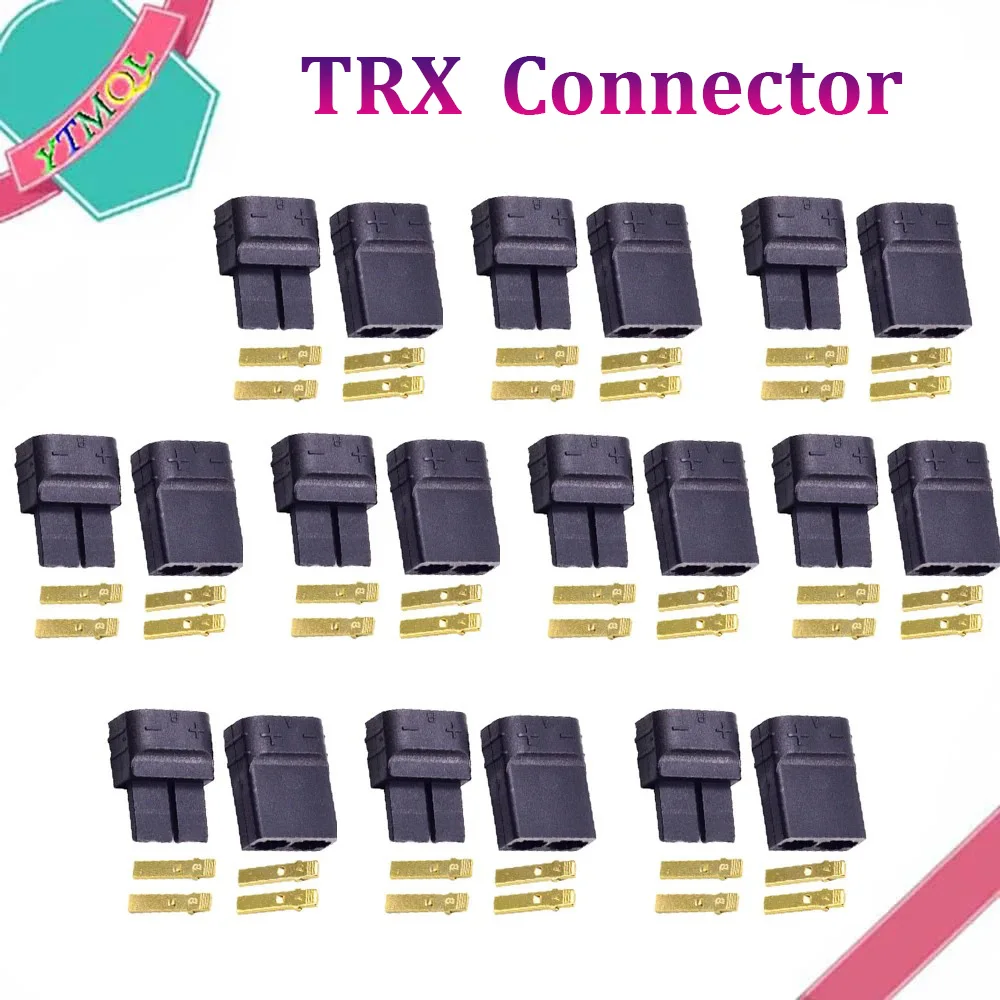 10-100PCS-TRX-Male-Female-Bullet-Connector-Plug-the-Upgrade-For-RC-FPV ...