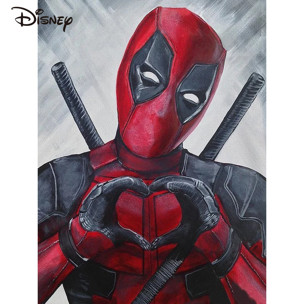 Disney-Drawing-By-Numbers-Deadpool-Coloring-Paint-Kit-For-Adults-Marvel ...