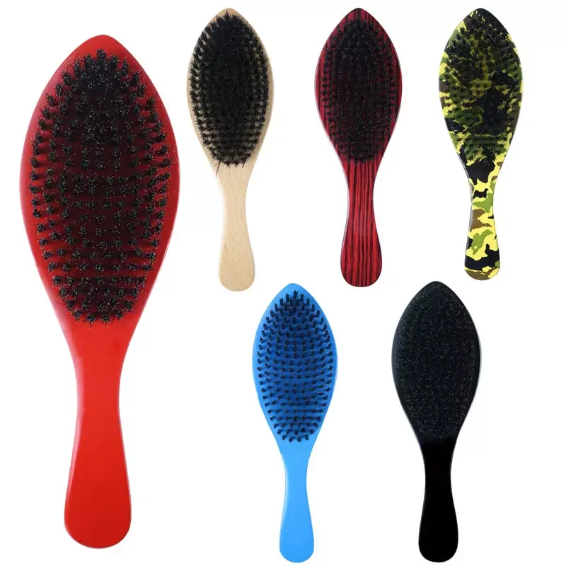 Nylon Boar Bristle 360 Wave Brush Hair Beard Comb Stylingtool For Man ...