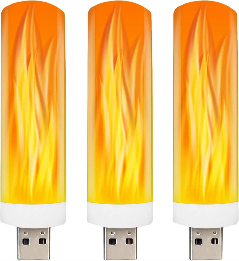 USB-LED-Flame-Effect-Light-USB-Atmosphere-Light-LED-Dynamic-Flame ...