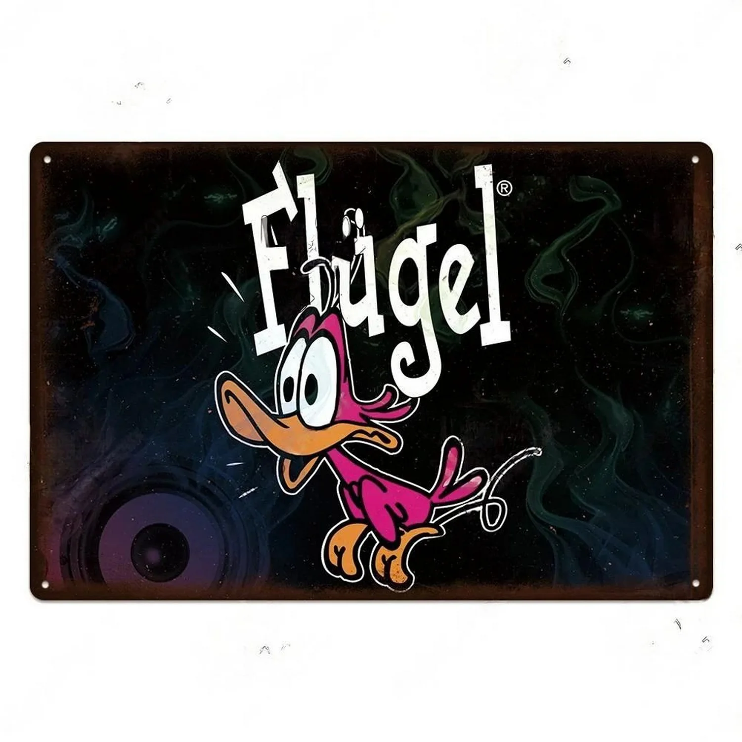 Letreros de hojalata con diseño de Flugel Drinking, decoración de pared ...