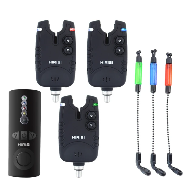 Wireless Carp Fishing Alarm Set 1+4 Waterproof Fishing Alarm Indicator ...