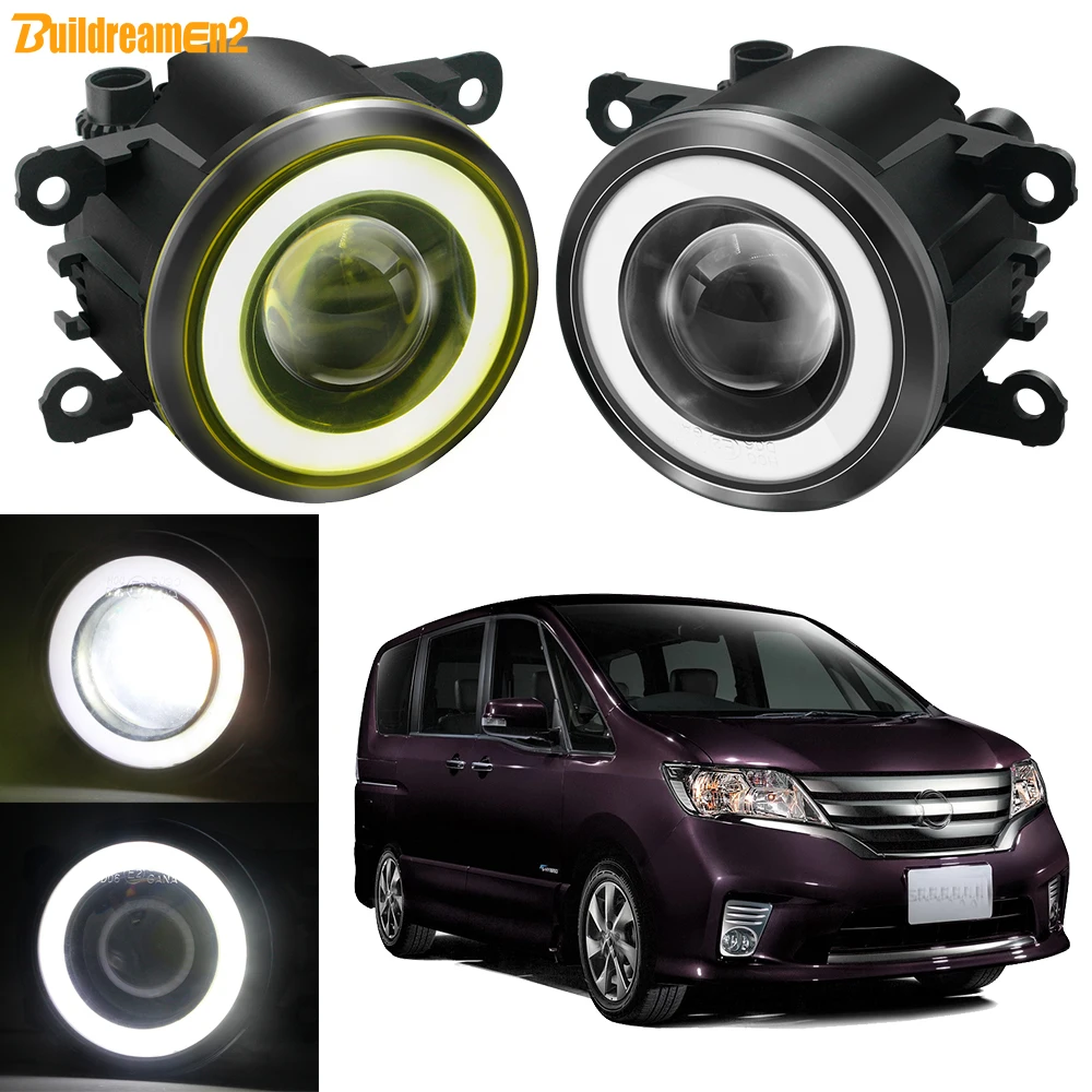 2-X-LED-Angel-Eye-Fog-Light-30W-H11-Car-External-Fog-DRL-Daytime ...