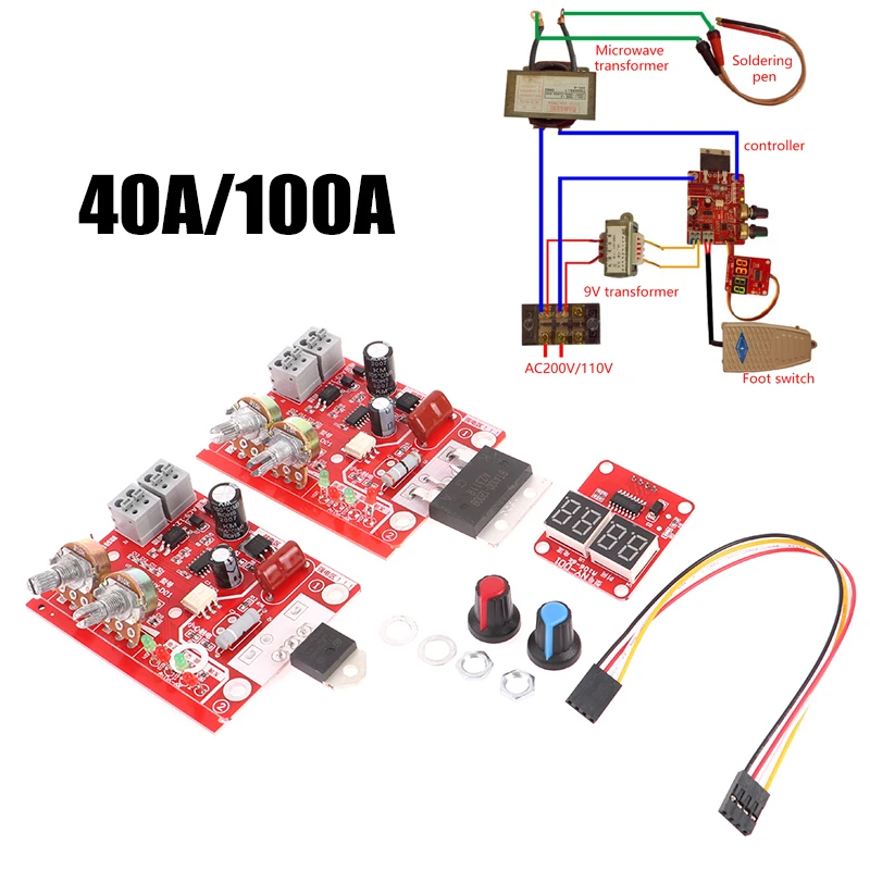 40A-100A-Spot-Welding-Machine-Control-Board-Welder-Controller-Module ...