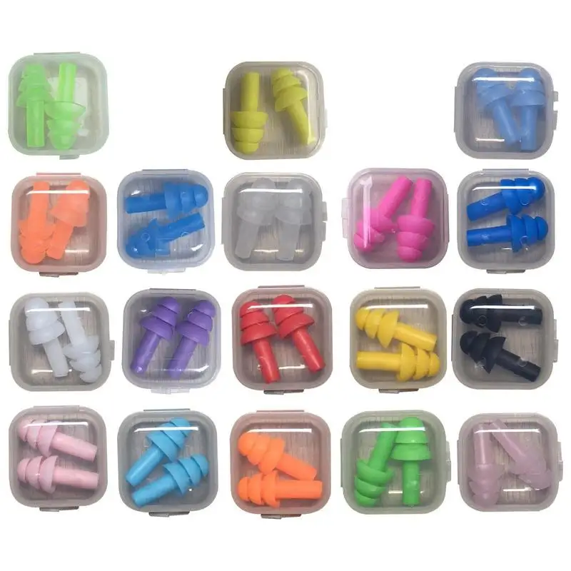 Soft-Silicone-Earplugs-Waterproof-Swimming-Ear-Plugs-Reusable-Noise ...