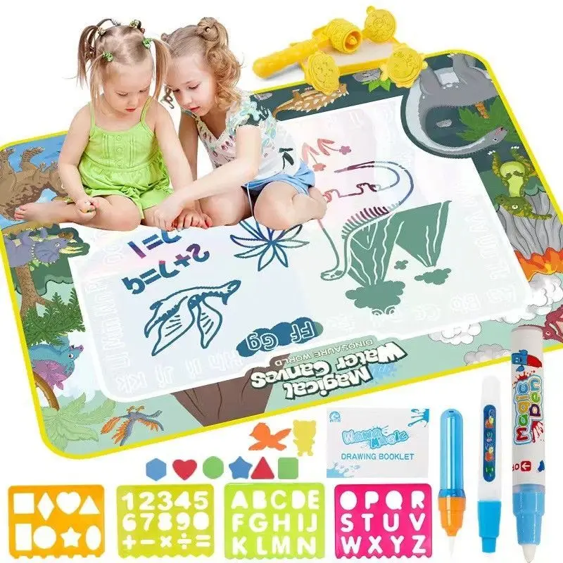 Coolplay Magic Water Drawing Mat Coloring Doodle Mat with Magic Pens ...