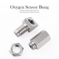 Universal O2 Oxygen Sensor Extender 45 Degree 02 Bung Extension ...