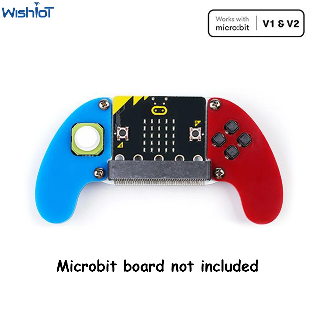 ELECFREAKS Micro:bit Electronic Joystick:bit V2 Kit Acrylic Case Game Board Game Controller ...