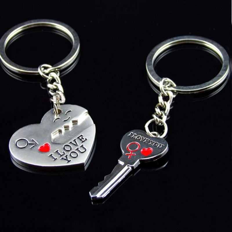 Delysia-King-Arrow-I-Love-You-Heart-Couple-Key-Chain-Ring-Cute-Letter ...