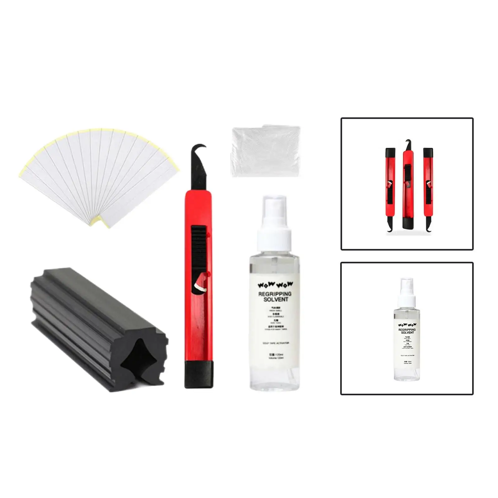 2023-Golf-Club-Grip-Repair-Kits-With-Repair-Spray-Solvent-15 ...