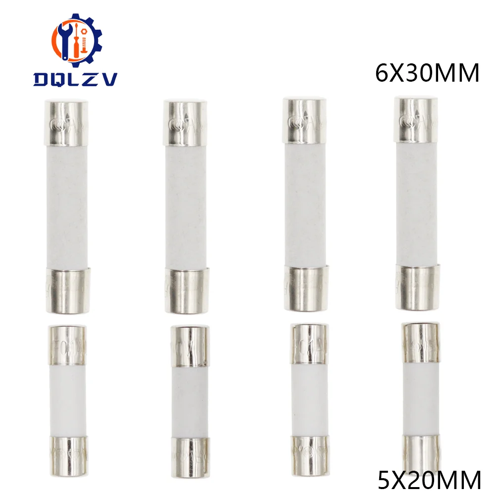 Car-Fuse-Pipe-5X20MM-6X30MM-Fast-Blow-Ceramic-Fuse-250V-0-5A-1A-2A-3A ...