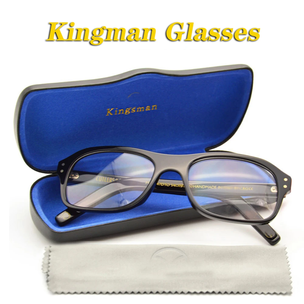 The King's Man Eyeglasses Frame Kingsman Movie Cosplay Glasses Harry ...