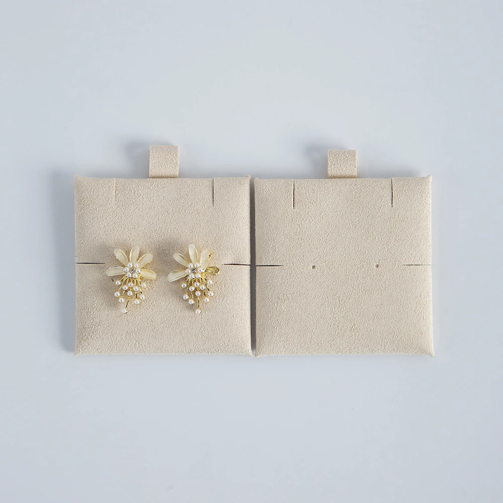 6x6cm microfibra y embalaje de joyería hecho collar espuma cuadrado ...