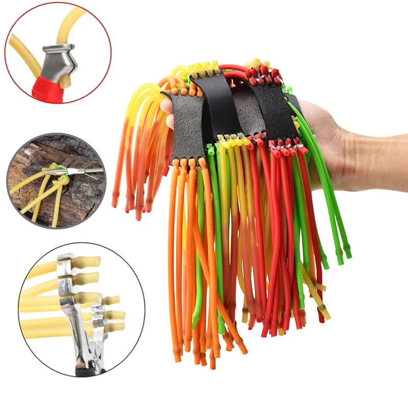 Slingshot-Accessories-Rubber-Band-DIY-Traditional-Rubber-Band-Card-Ball ...