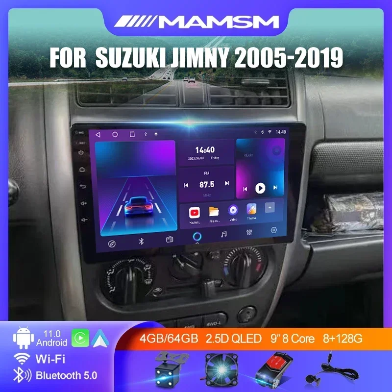 For-Suzuki-Jimny-2005-2019-Android-12-0-4G-AI-Voice-Carplay-Car-Radio ...
