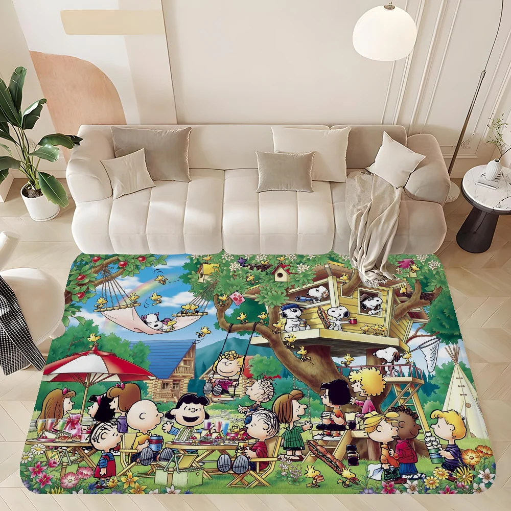 S-SNOOPYS Room Mats Cheaper Anti-slip Modern Living Room Balcony ...