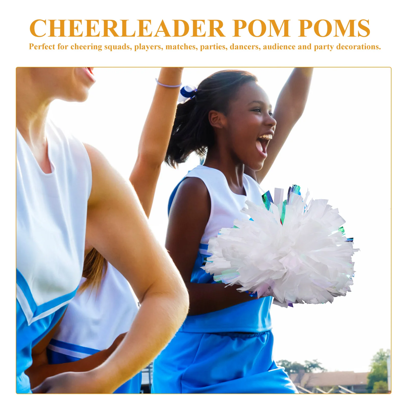 Why These 2Pcs H Flowers Balls Cheerleader Pom Poms Are the Best Cheer ...